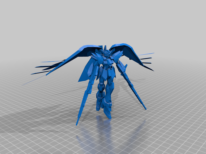 Free STL file Mobile Suit Gundam Wing Collection Low Poly 🤖・3D printing ...