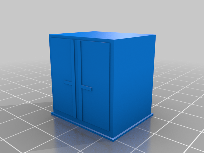 Free STL file 1/100 Military Containers・3D printable model to download ...