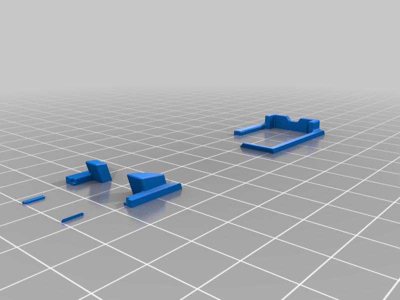 Archivo 3D gratis PF940C Negativo + Topes de carril・Modelo para ...