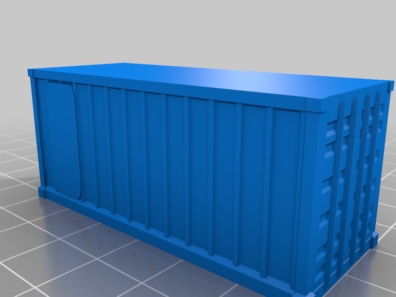 Free STL file 1/100 Military Containers・3D printable model to download ...