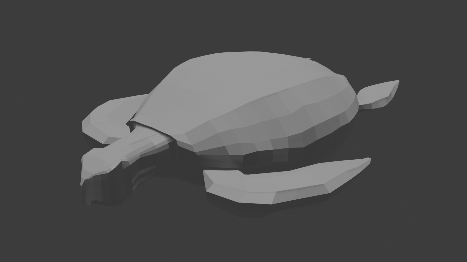 STL-Datei Turtle - Low Poly 🐢・3D-Druckvorlage zum Herunterladen・Cults