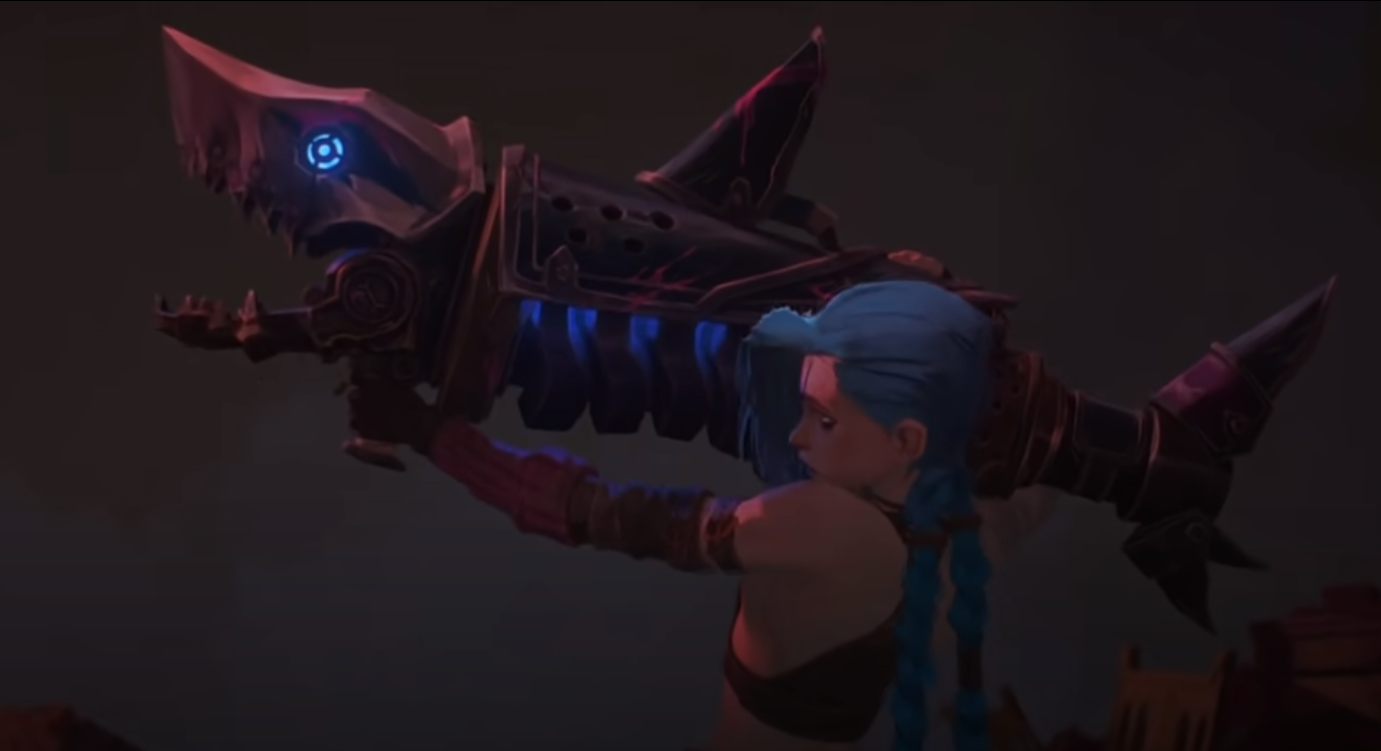 OBJ file JINX SHARLbAZOOKA LEAGUE OF LEGEND ARCANE COSPLAY 🔫・3D ...