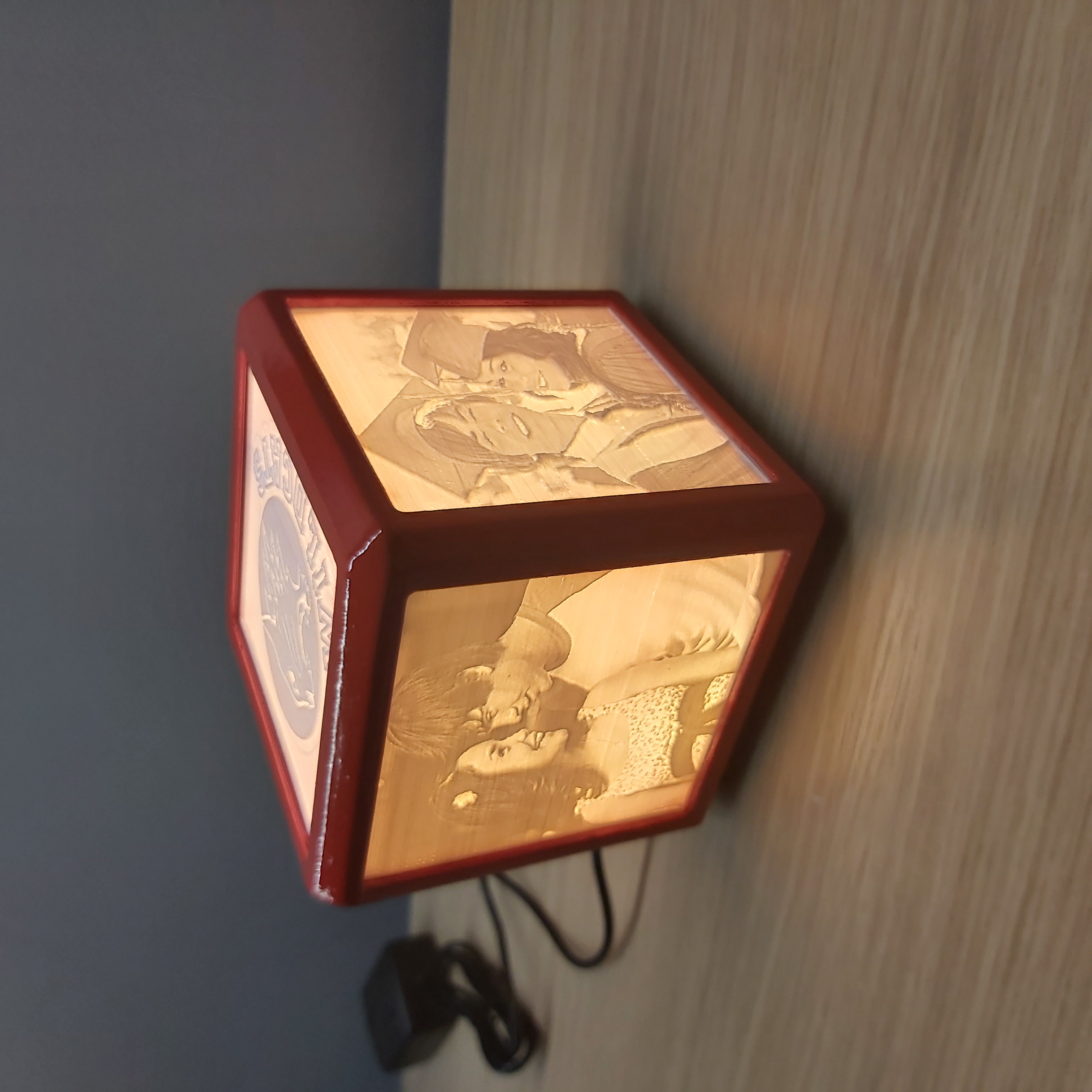 STL file Lithophane cube・3D printer model to download・Cults