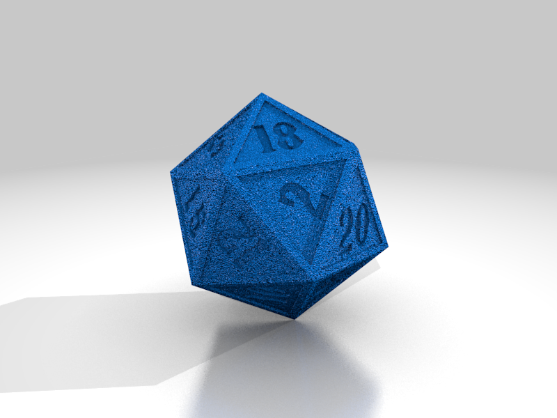 Free STL file D20 with recessed faces・Template to download and 3D print ...