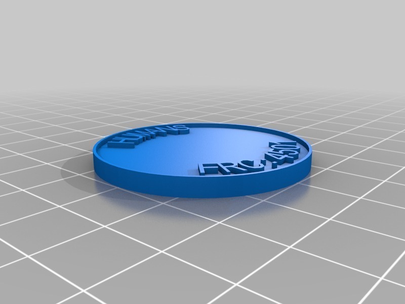 Free 3D file HUMAN- Coin (Chip)・3D printer design to download・Cults