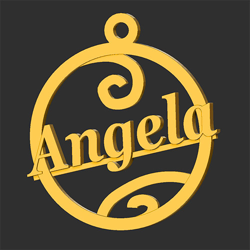 STL file Angela 🎄・3D printing template to download・Cults