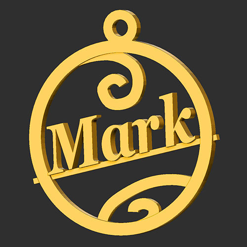 STL file Mark 🎄・Model to download and 3D print・Cults