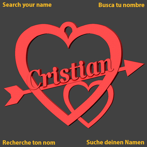STL file Cristian 💜・3D printing idea to download・Cults