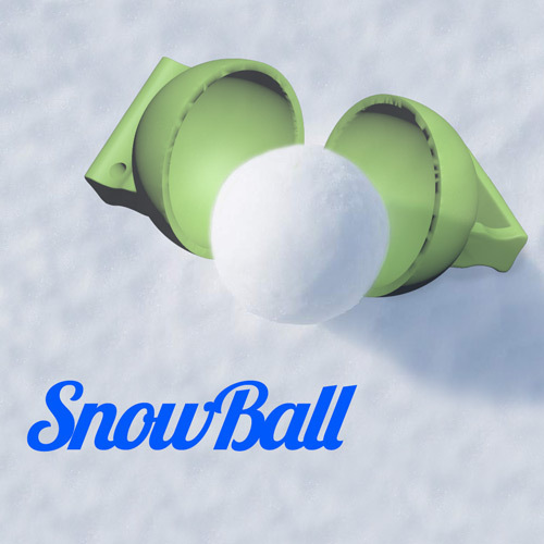 STL file SnowBall・3D print design to download・Cults