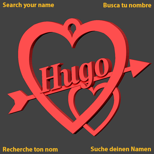 STL file Hugo 💜・3D printer model to download・Cults