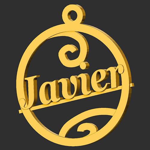 STL file Javier 🎄・3D printing idea to download・Cults