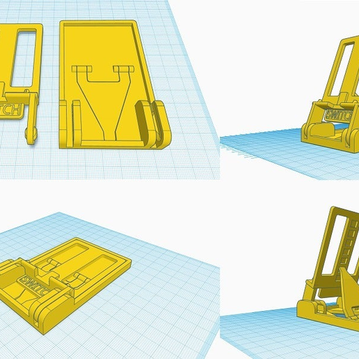 Download free STL file Nintendo Switch Stand V2.0 • Design to 3D print ...