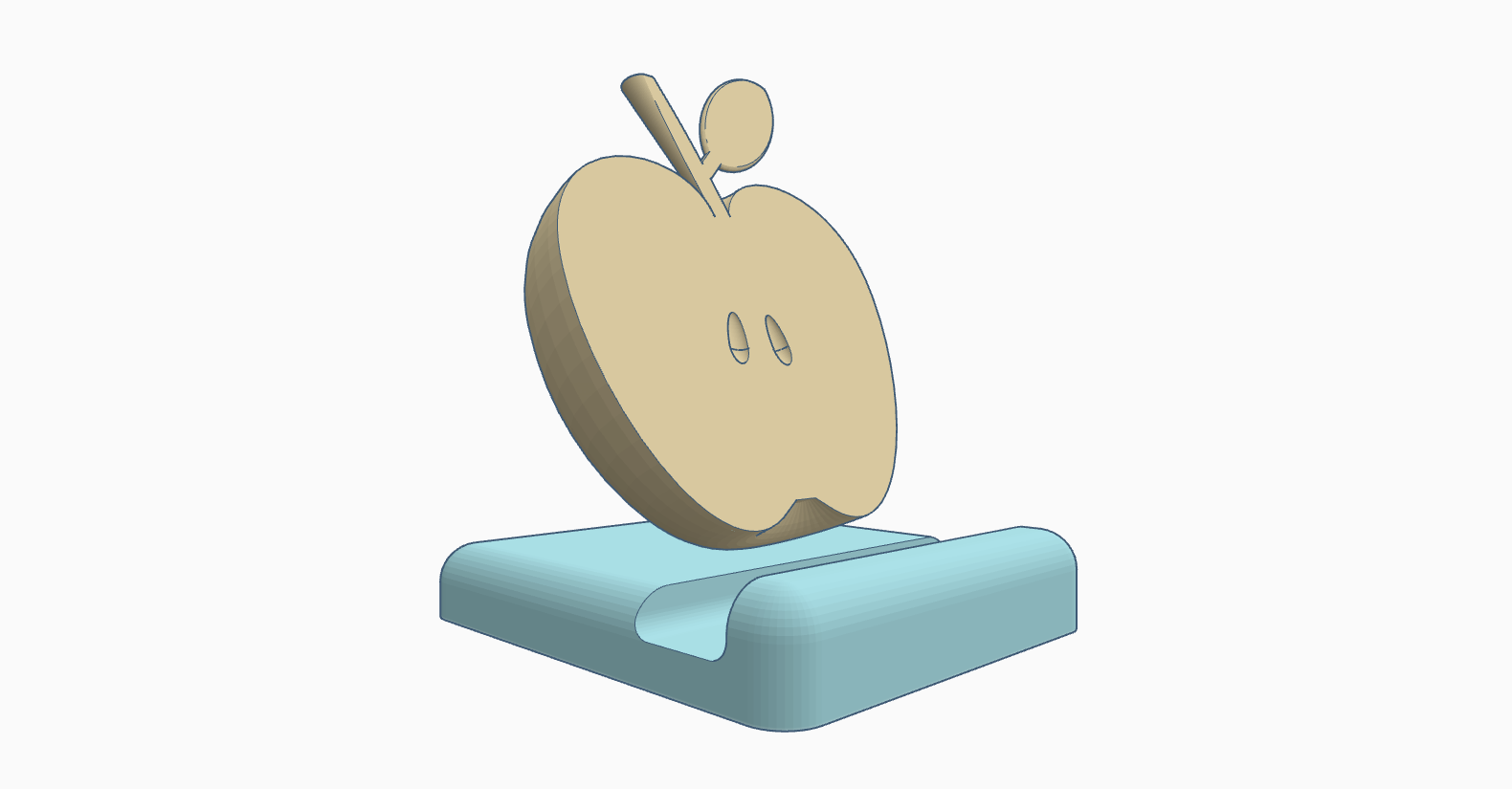 STL file Fruit Shaped Phone Stand - Apple・3D printable model to ...