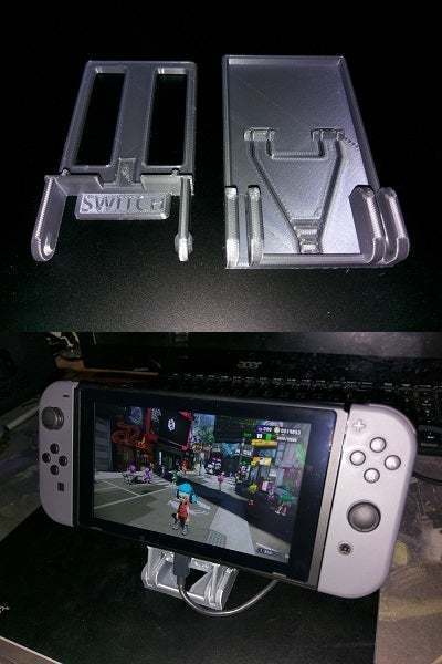 Free STL file Nintendo Switch Stand V2.0 🎲・3D printing idea to download ...