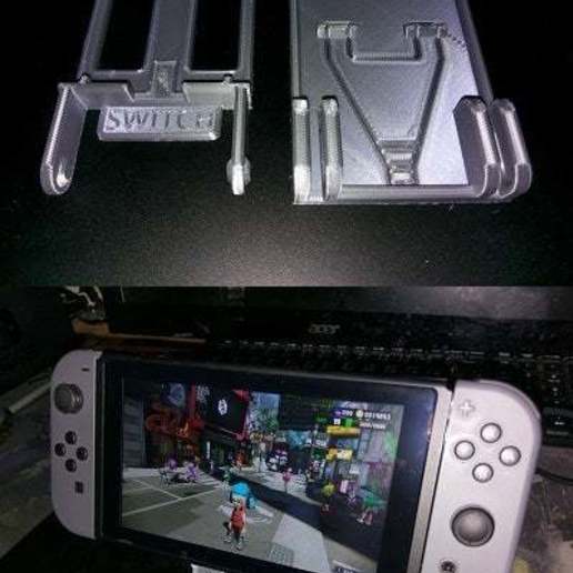 Download free STL file Nintendo Switch Stand V2.0 • Design to 3D print ...