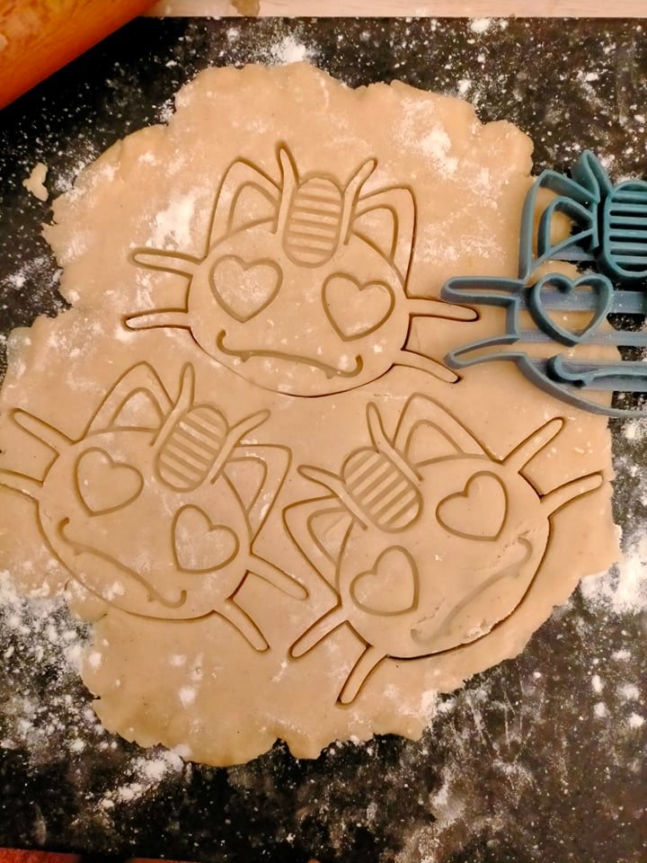 STL file Pokemon Meow Cookies・3D printing design to download・Cults