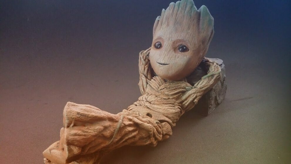 Free 3D file Groot・3D printer model to download・Cults