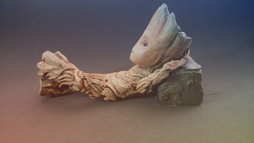 Free 3D file Groot・3D printer model to download・Cults