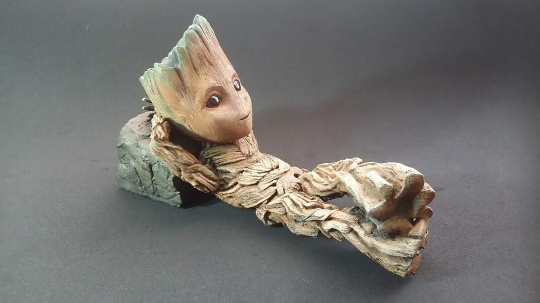Free 3D file Groot・3D printer model to download・Cults