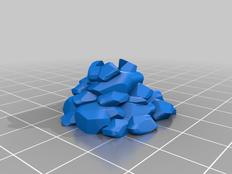 Free STL file 1:18 Scale Rock pile (With Item Storage Option)・3D ...