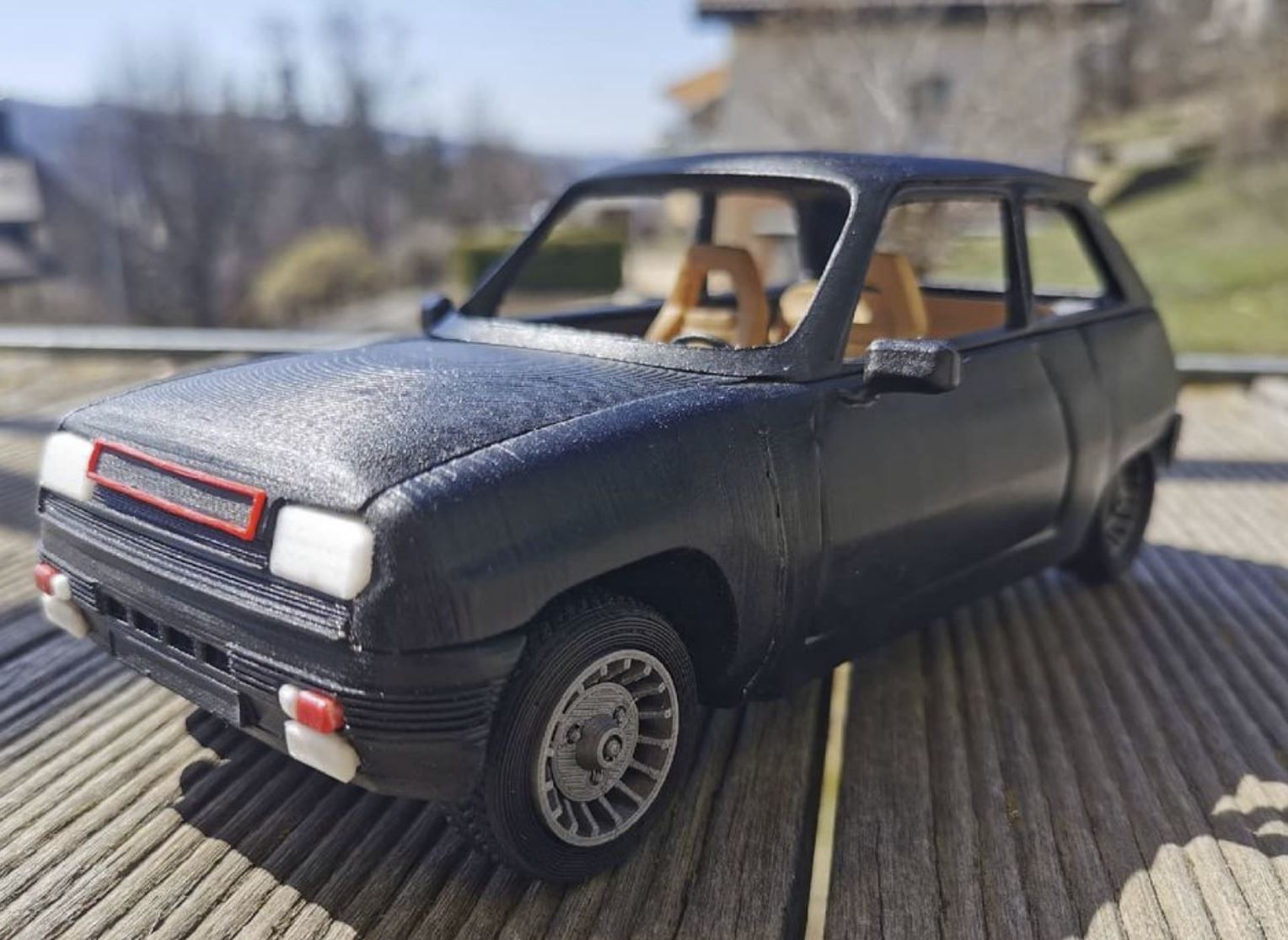 3D printing '80 rally car • made with Creality Ender 5・Cults