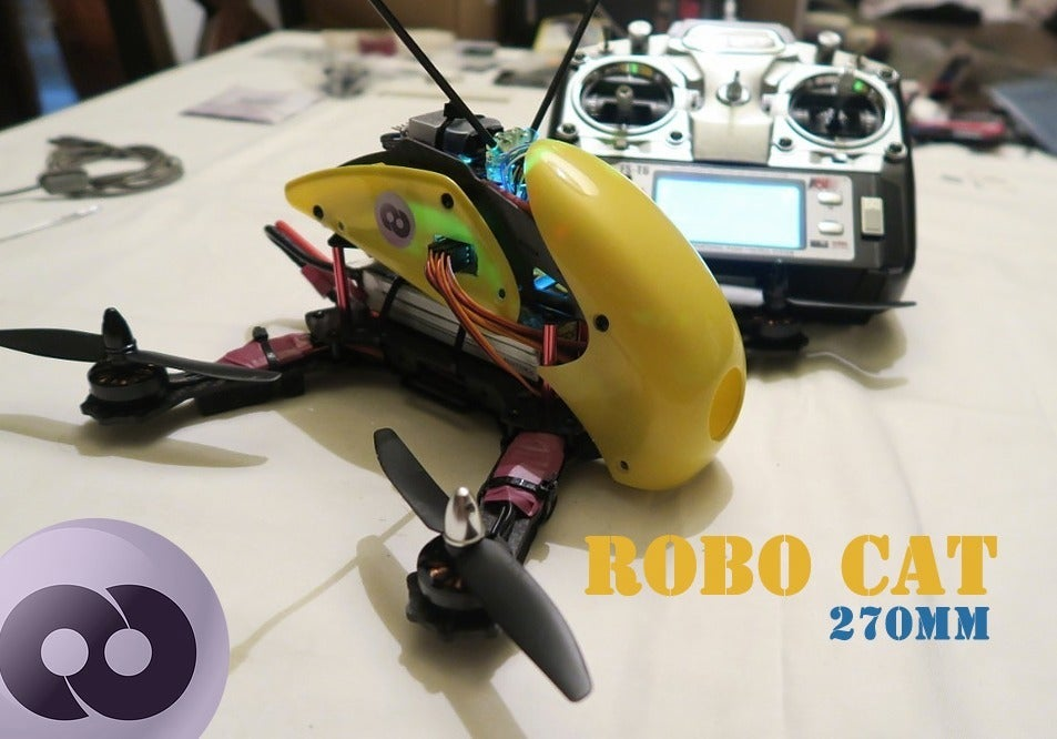 Free STL file RoboCat 270mm DIY Quadcopter Drone - Amazing! 🚁・3D print ...
