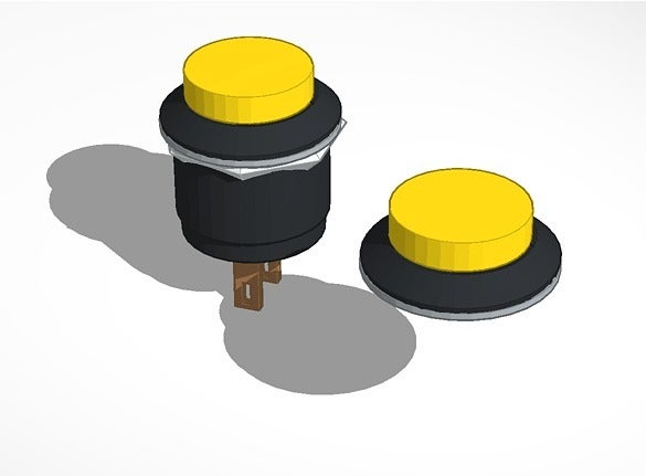 Free STL file momentary button 16mm (design)・3D printer design to ...