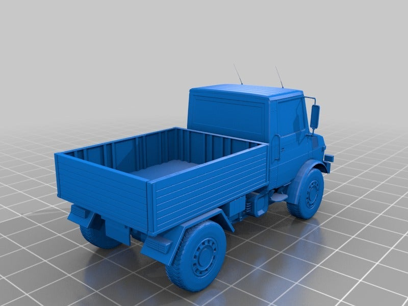 STL-Datei NIce Unimog 1300 L - PickUp Truck kostenlos・Vorlage für den 3D-Druck zum herunterladen ...