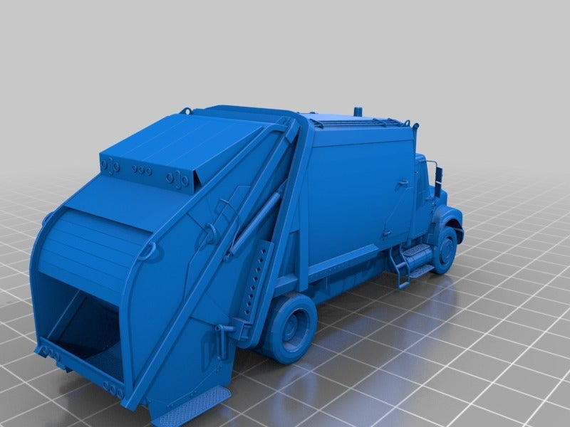 Free STL file Garbage Truck 🗑️・3D printable model to download・Cults