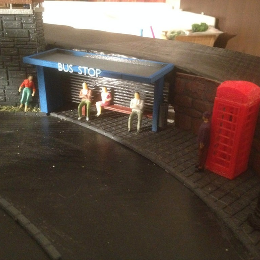 Download free STL file Modern Bus Station Update • 3D printer object ...