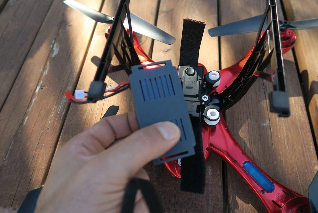 Free STL file My Mjx X102H DIY Drone Battery Hack / Mod + Review・Object to download and to 3D ...