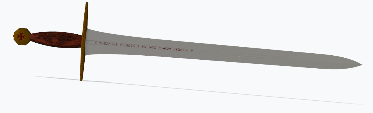 STL file templar sword・3D printer design to download・Cults