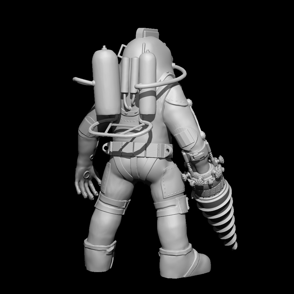 Free 3D file Big Daddy subject Delta・3D printing design to download・Cults
