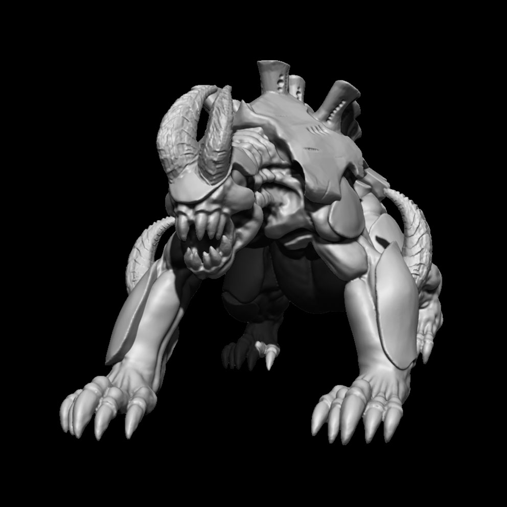 Free 3D file Daemon Legion Hellhound・3D printer design to download・Cults