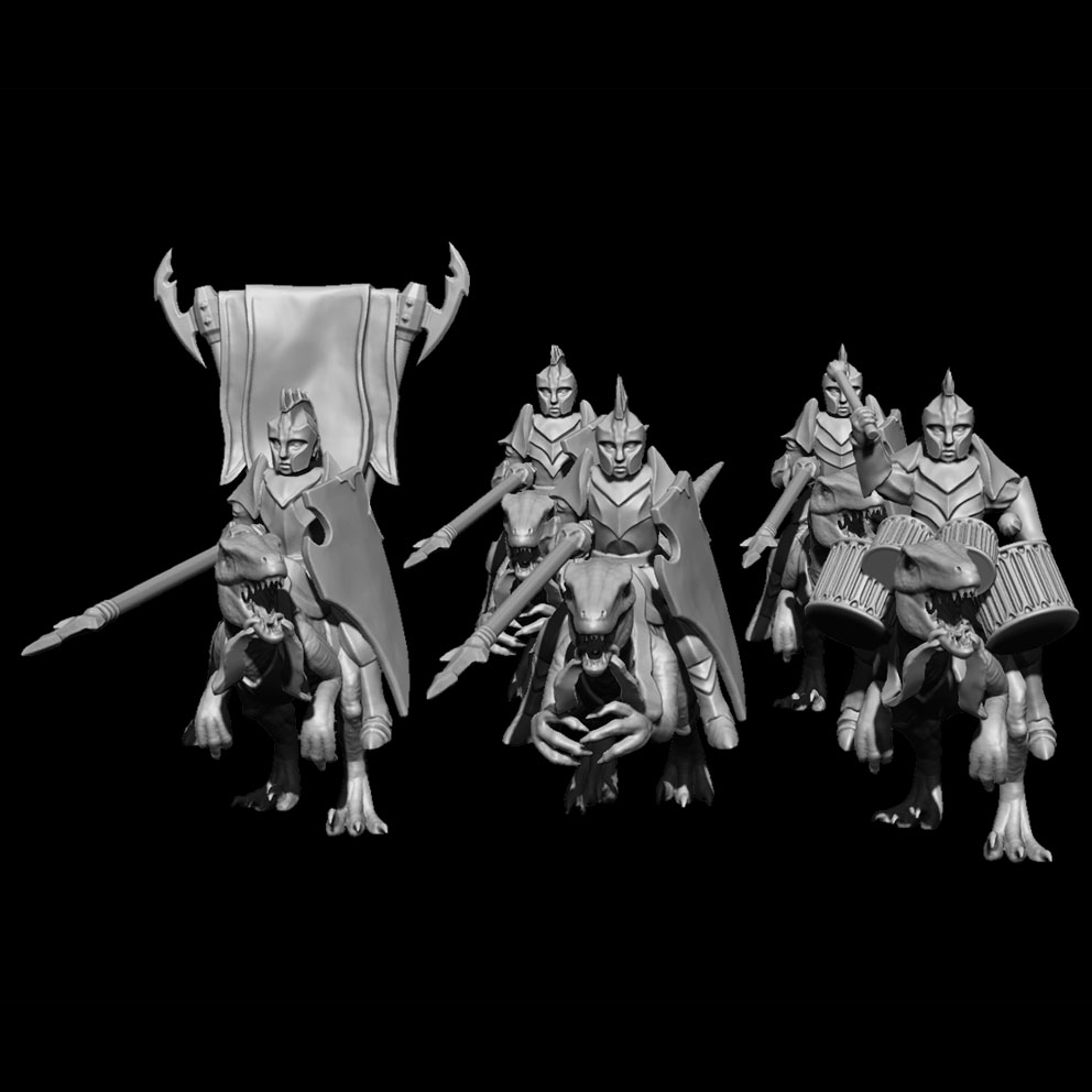 Free 3D file raptor riders/ dread knights・3D printer design to download ...
