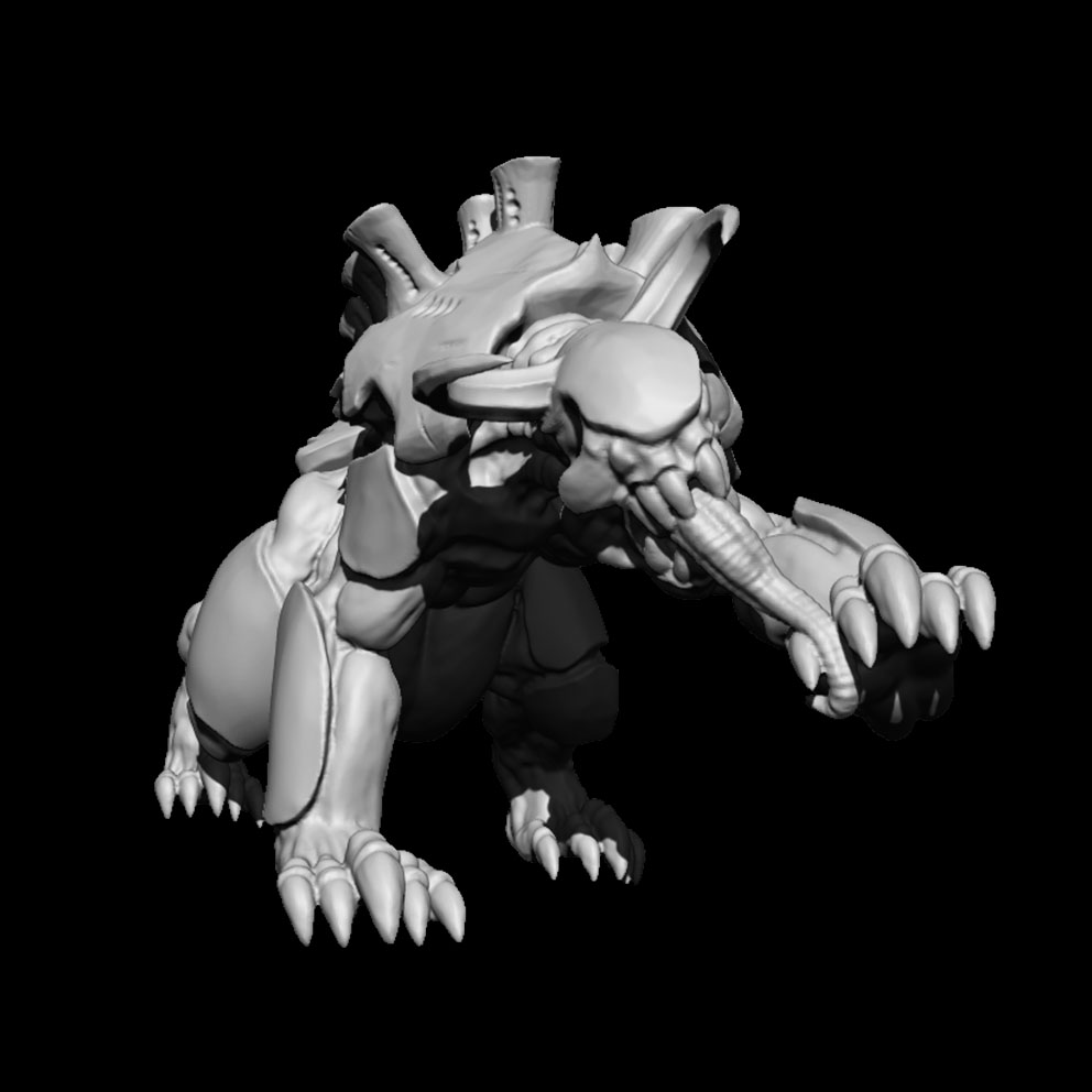 Free 3D file Daemon Legion Hellhound・3D printer design to download・Cults