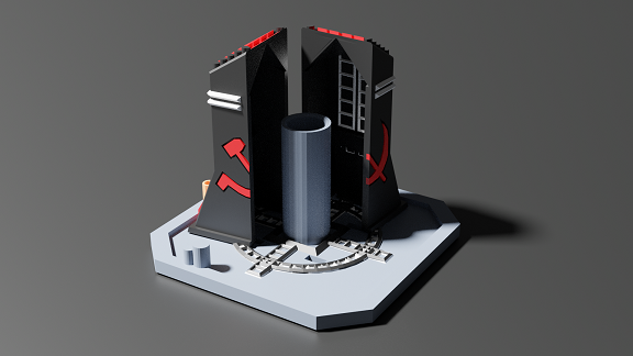 STL file Nuclear Silo Pen holder : Red alert 2 🖊️・Design to download ...