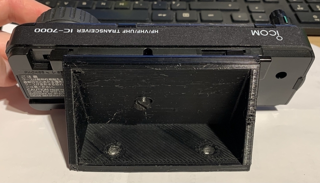 Free STL file Icom 7000 Mount & Screw・3D printing template to download ...