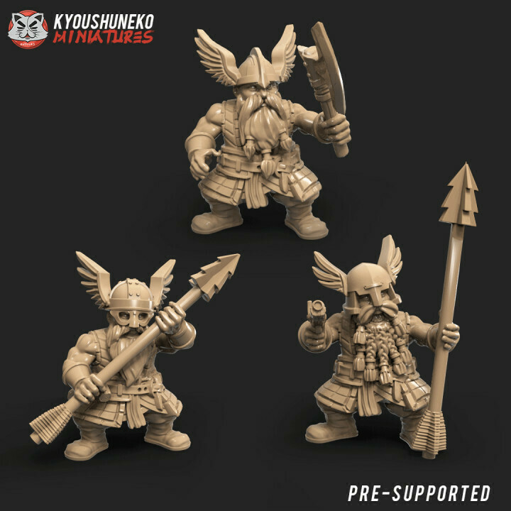 STL file Dwarf Ballista Crew 🦸・3D printer design to download・Cults