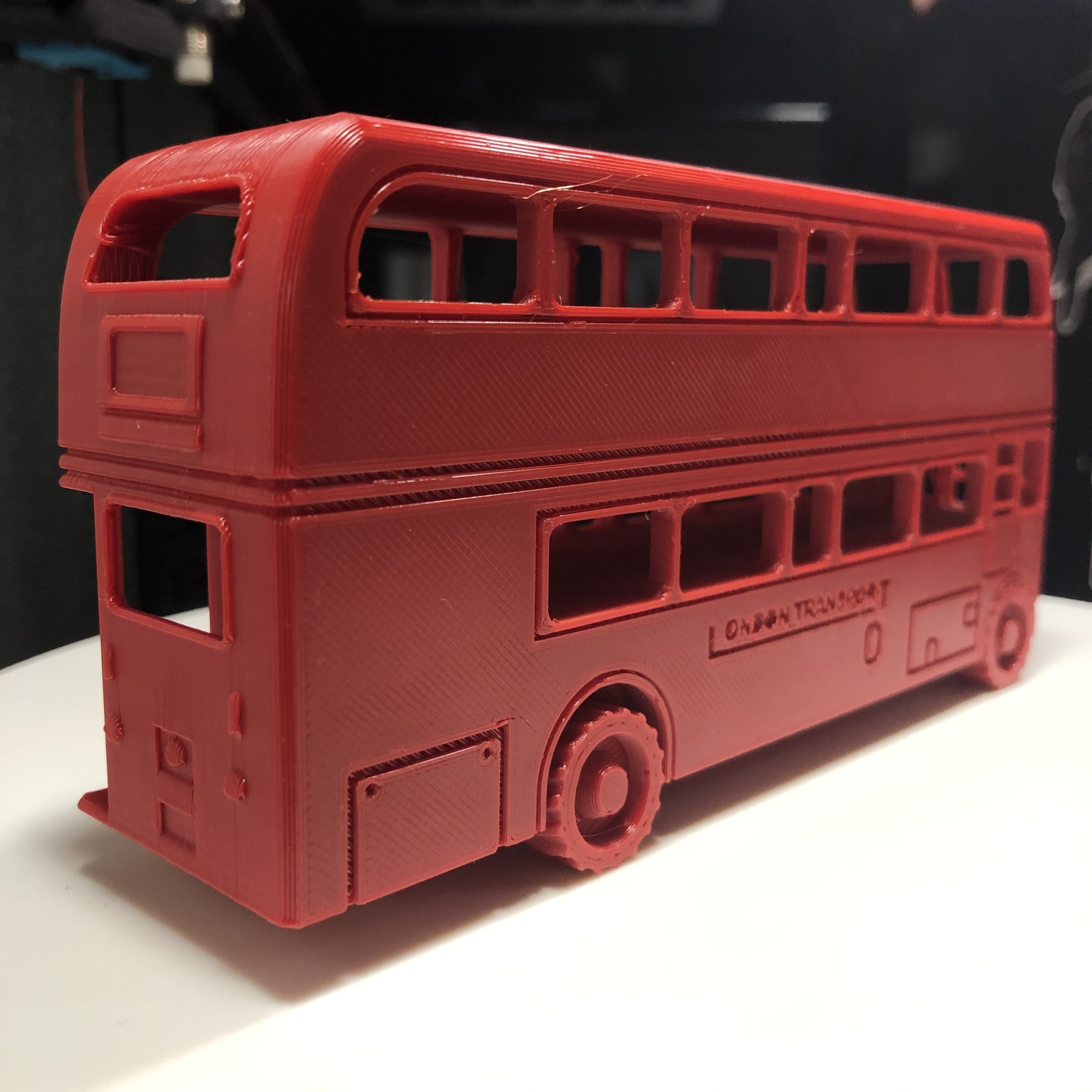 STL file Heritage London Bus (Print-in-Place) 🚌・3D printer design to ...