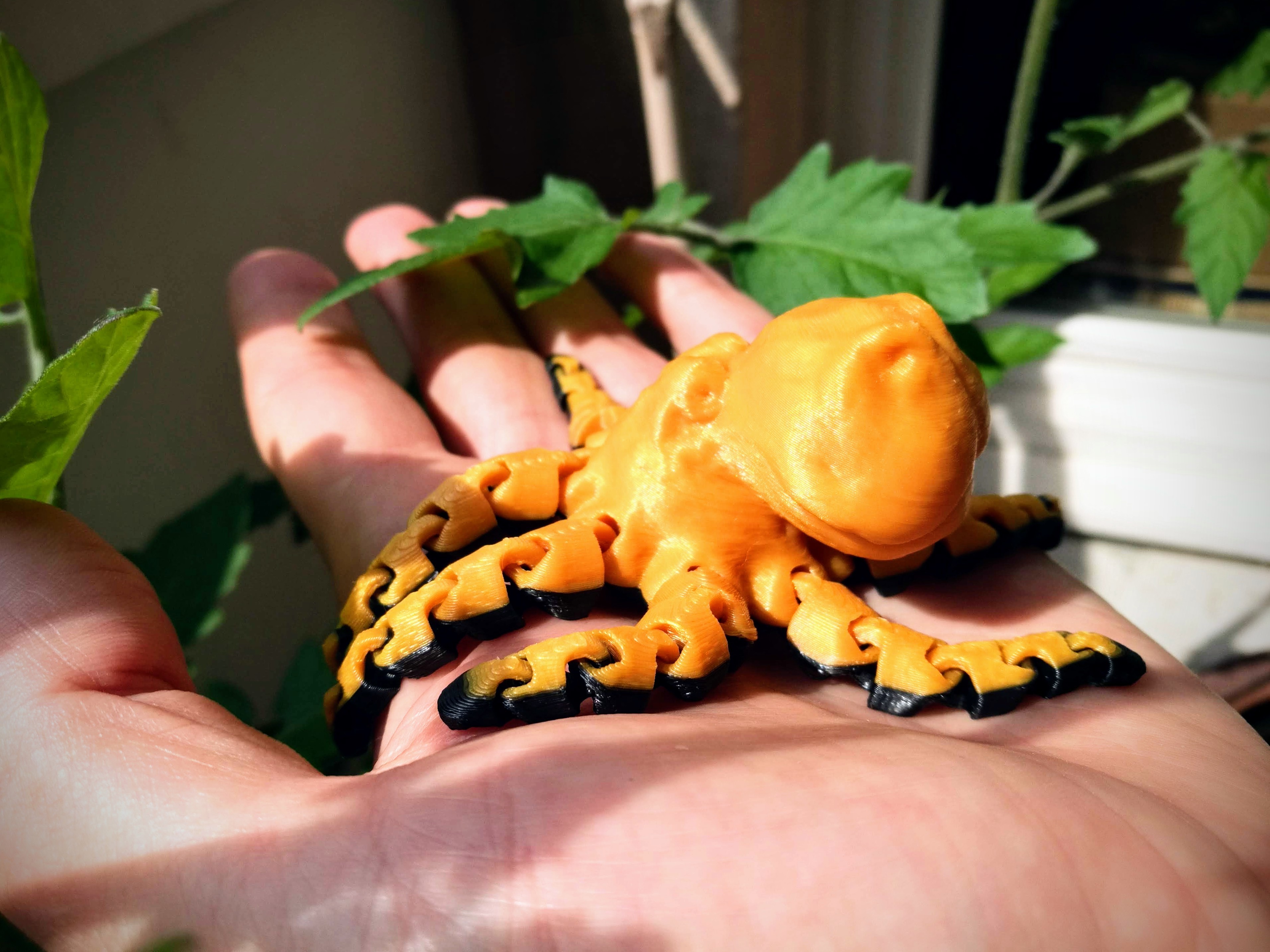 Бесплатный STL файл Articulated Octopotamus (Octopus + Hippopotamus)・3D ...