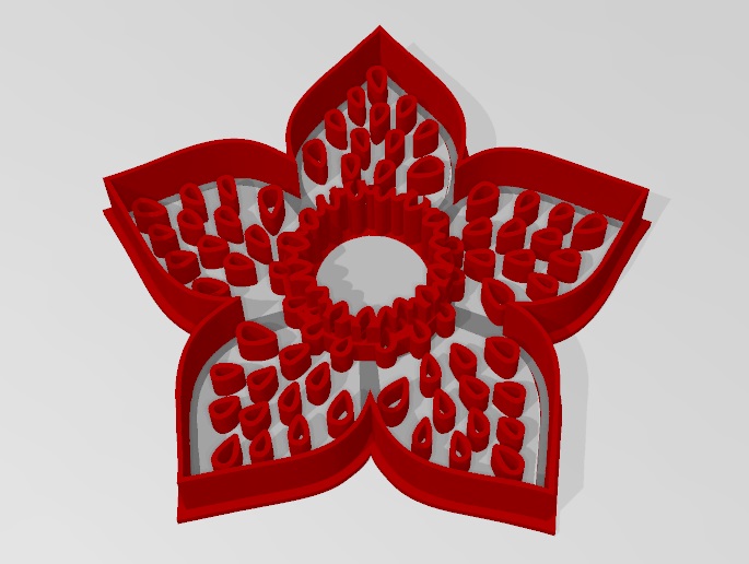 STL file CUTTING DEMOGORGON FLOWER STRANGER THINGS・Design to download ...