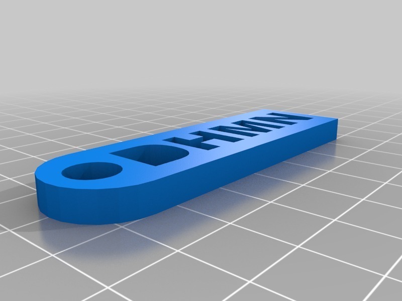 Free 3D file DHMN Keychain・3D printable design to download・Cults