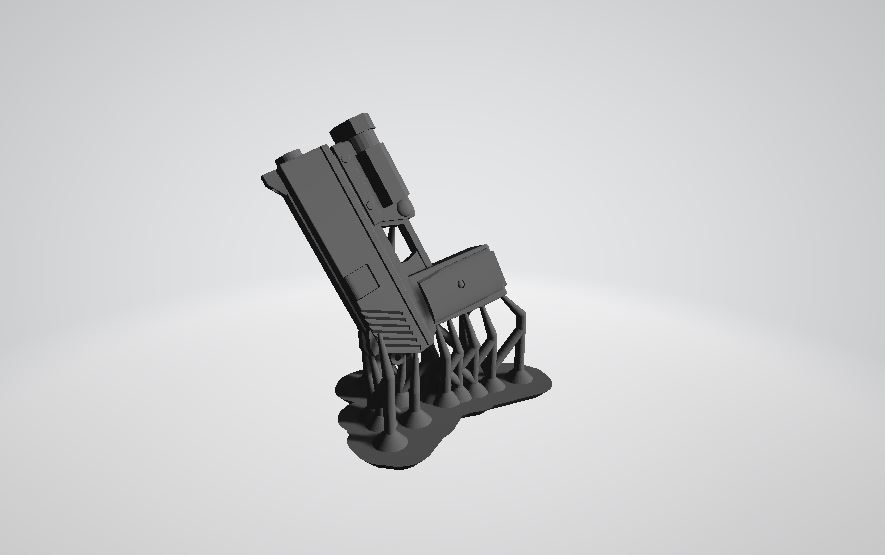 Download STL file Pistol Core Collection 1:12 Action Figure Handgun ...