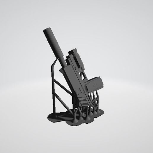 Download STL file Pistol Core Collection 1:12 Action Figure Handgun ...