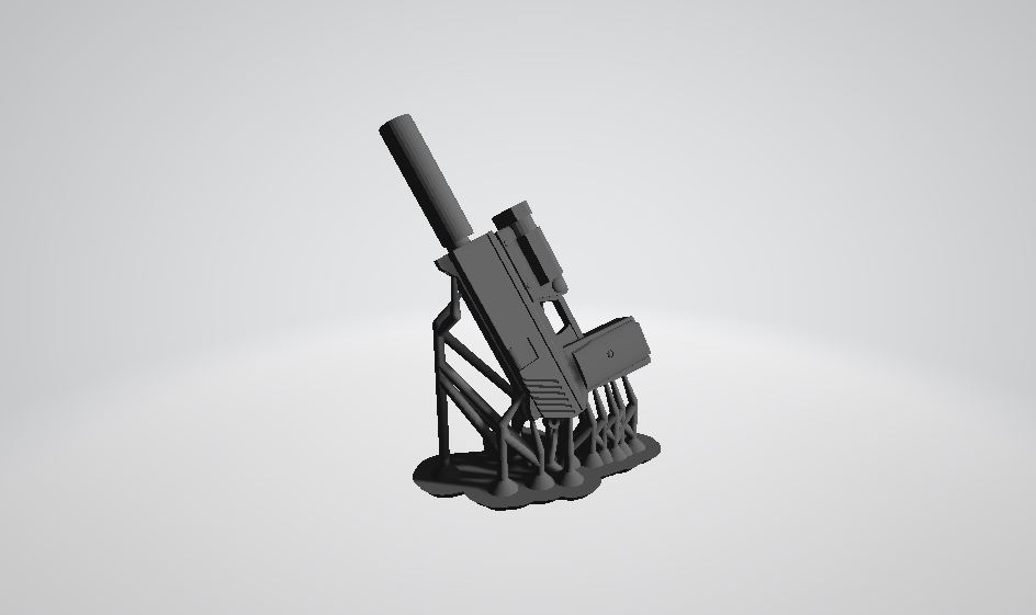 Download STL file Pistol Core Collection 1:12 Action Figure Handgun ...