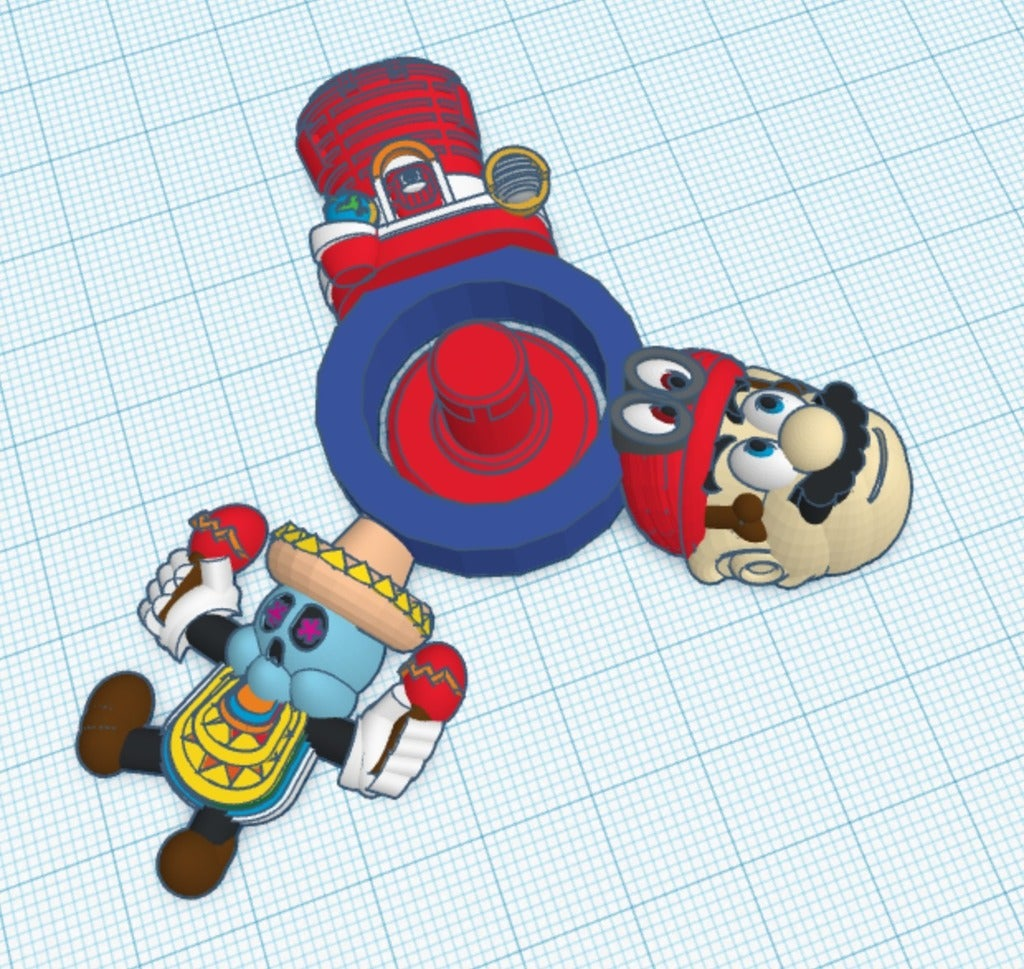 STL-Datei Mario Odyssey Spinner kostenlos・Modell zum 3D-Drucken zum ...