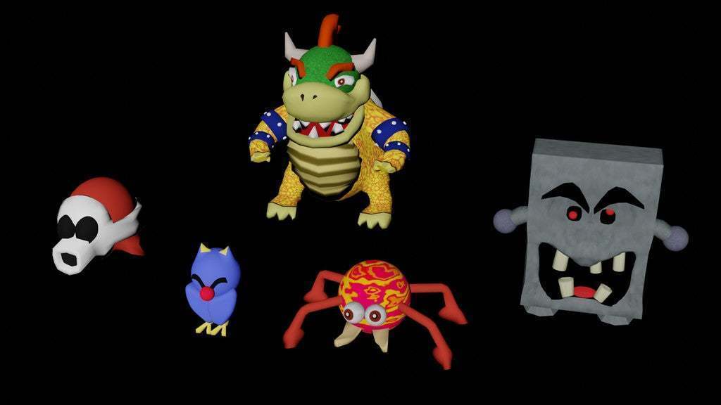 STL-Datei Mario 64 Collection 🎮 kostenlos・3D-druckbares Objekt zum ...