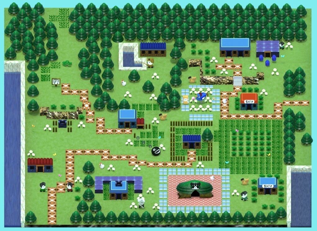 Free STL file The Legend of Zelda: Link's Awakening - Mabe Village・3D ...