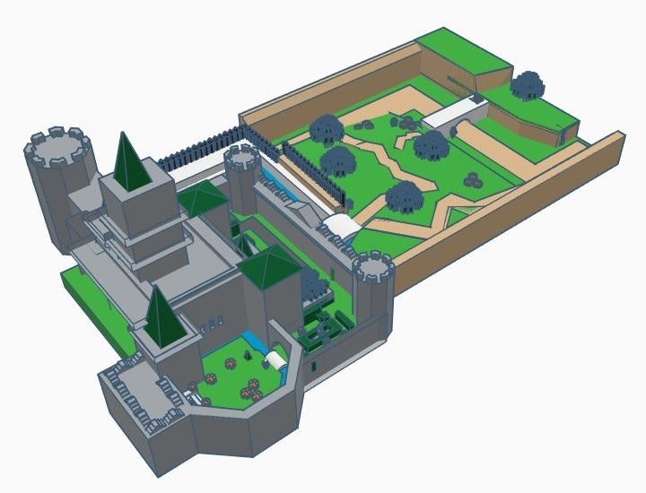 Free STL file Hyrule Castle (Low Poly)・3D print model to download・Cults